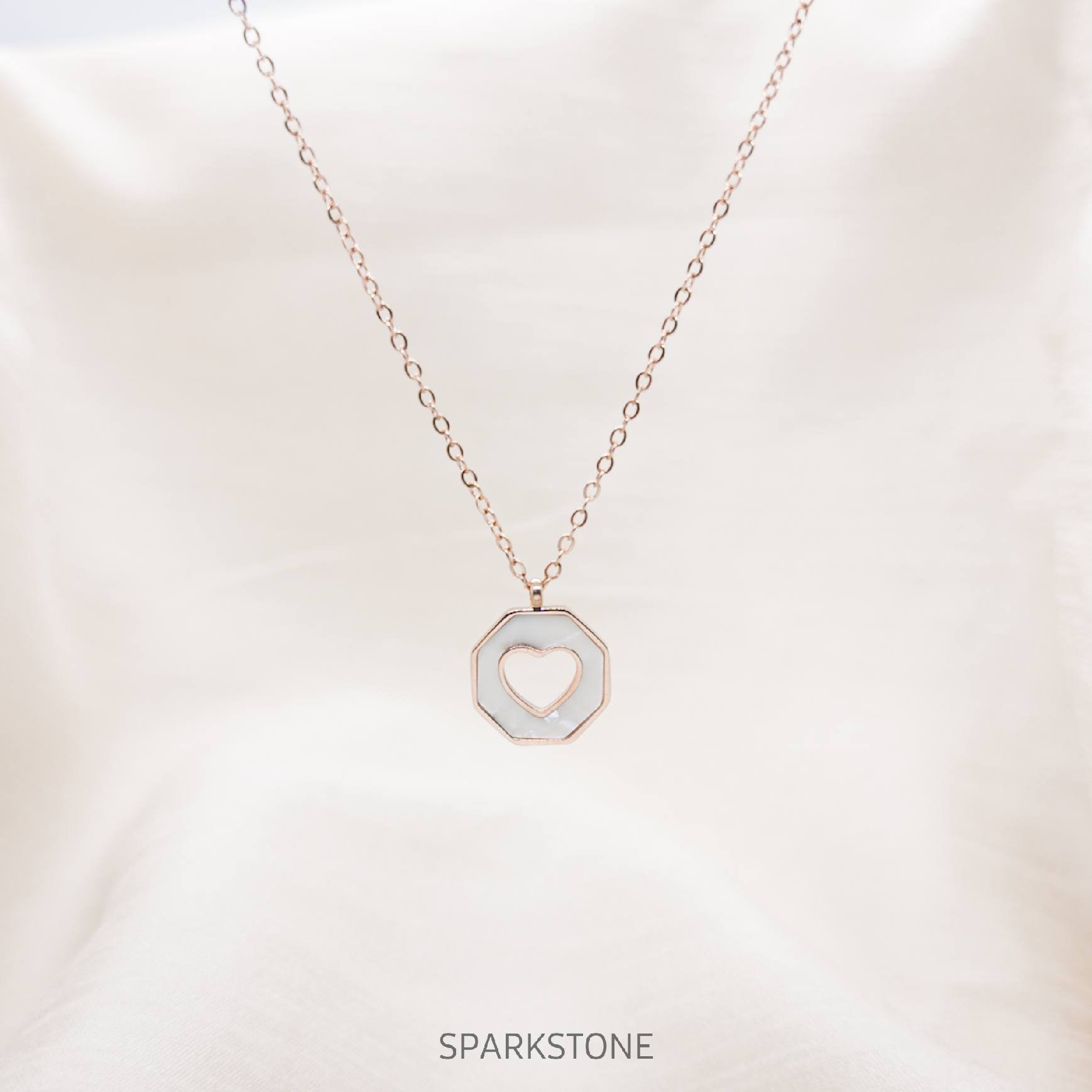 HEXAGONAL LOVE PENDANT - Sparkstone